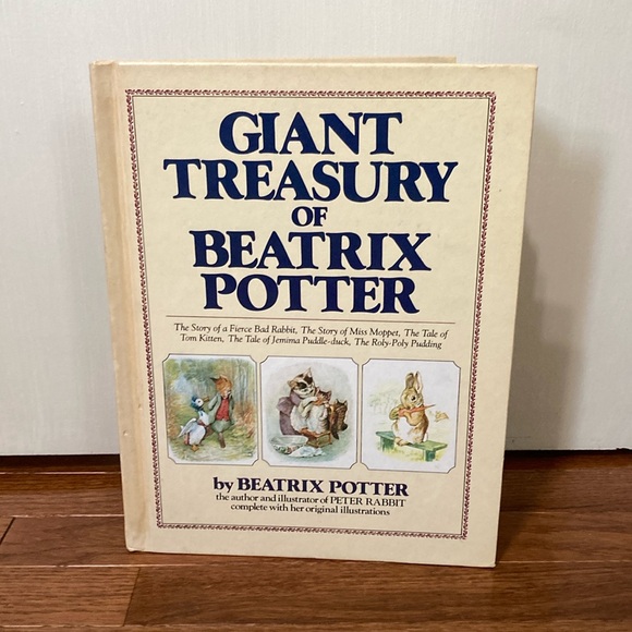 Beatrix Potter | Other | Vintage 984 Giant Treasury Of Beatrix Potter ...